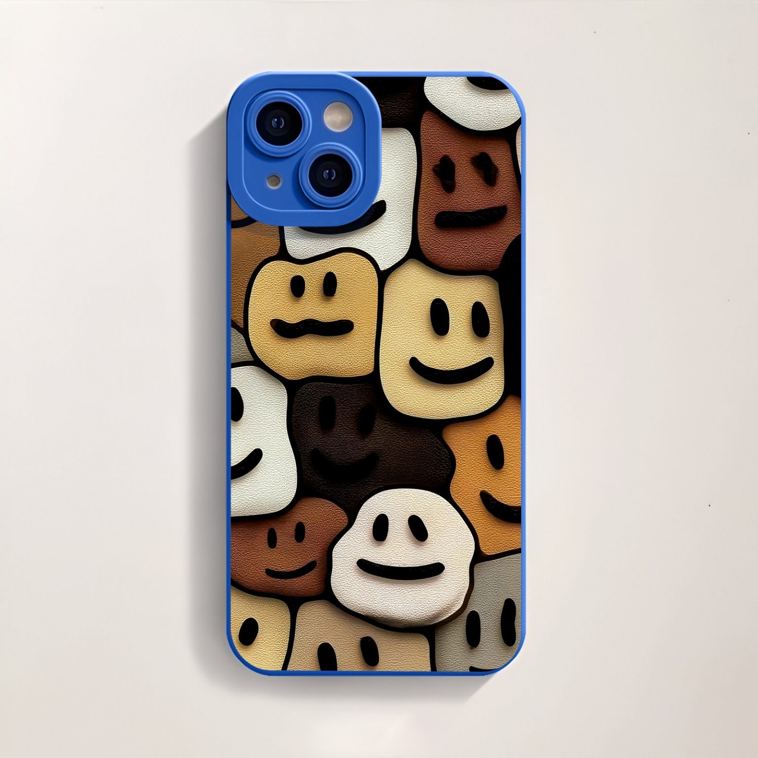 Smiley Faces Pattern Silicone Case for Apple iPhone Series – UpCase